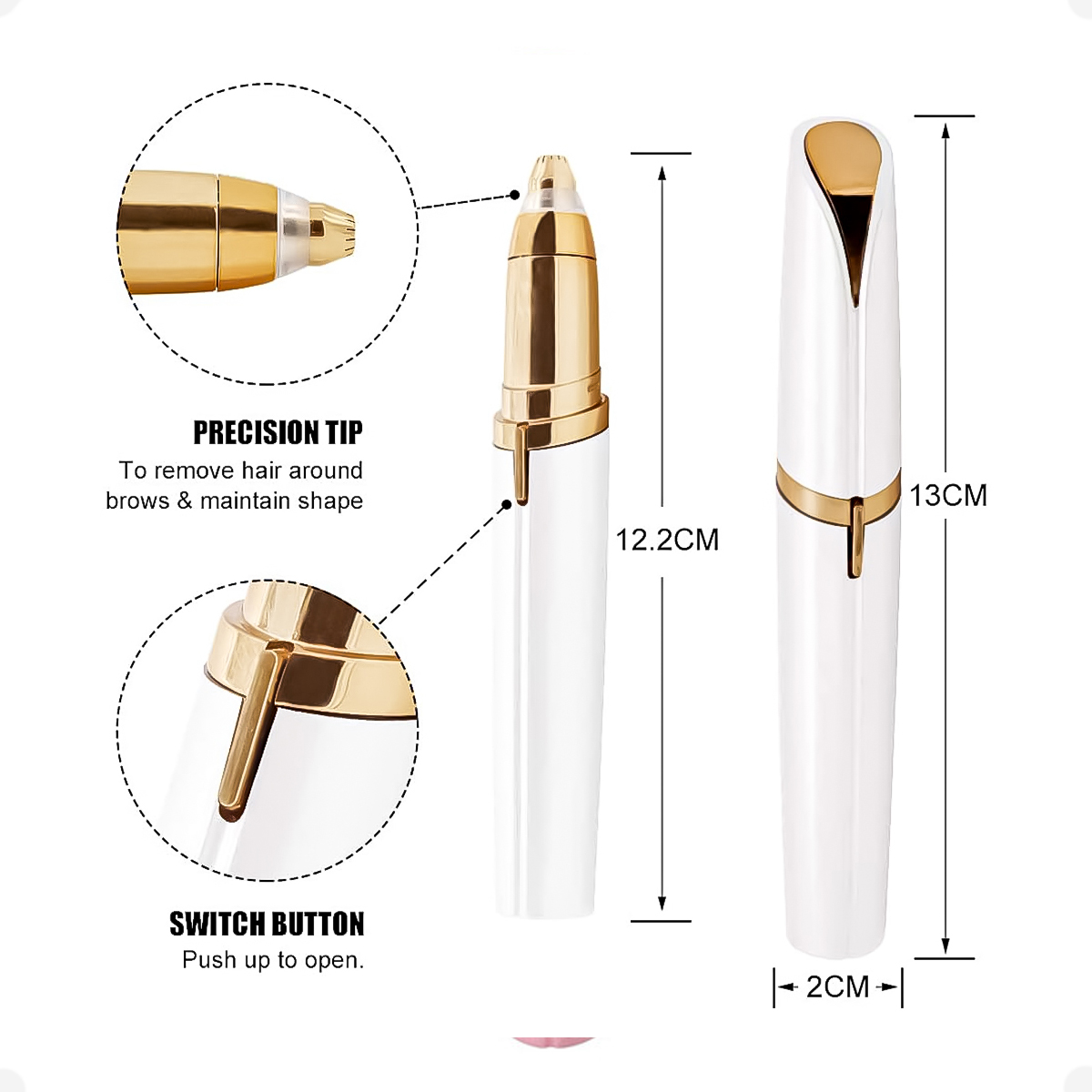 موزن ابرو فلاوبلس (دستگاه اصلاح برقی ابرو ) FLAWLBSS Electric Razor For ...