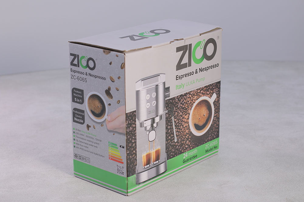 اسپرسو ساز زیکو 5×1 مدل zico 6065 espresso machine | ZC-6065 - بازرگانی ماکسیس-ایران ماکسیس