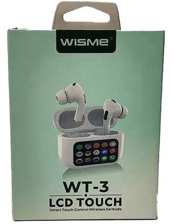 ایرپاد نمایشگردار هوشمند مدل Wisme WT - 3 LCD Display Wireless Earbuds / Airpods | WT-3 ...