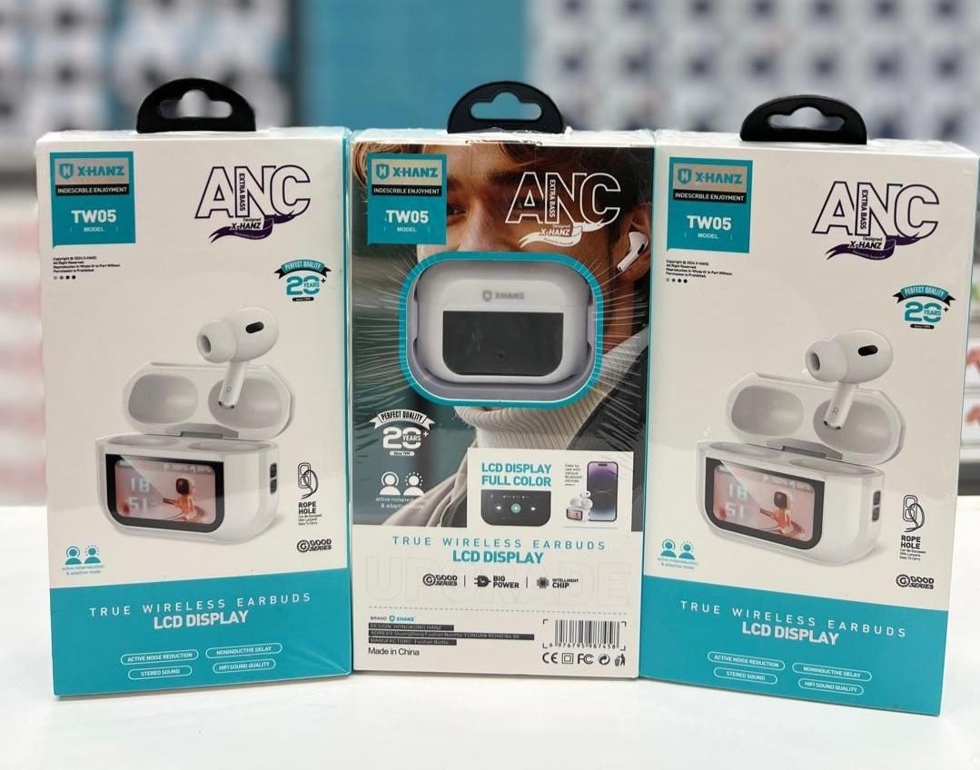 ایرپاد طرح پرو ۲ اپل XHANZ مدل TW05 با نمایشگر | Air Pods - بازرگانی ماکسیس-ایران ماکسیس