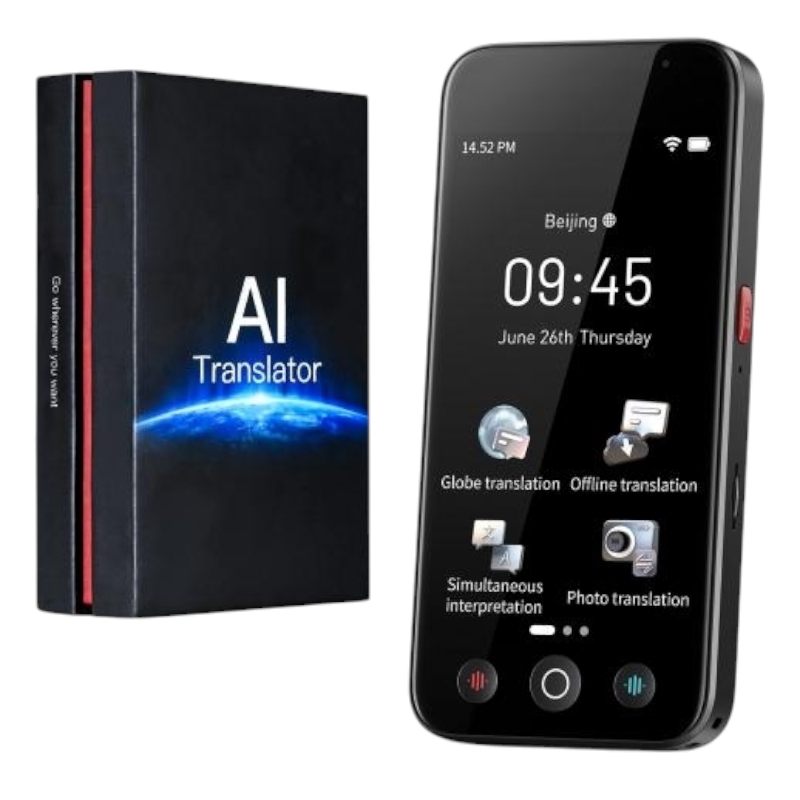 دستگاه مترجم زبان دوطرفه با هوش مصنوعی Translator D8 ChatGPT | (مترجم ...