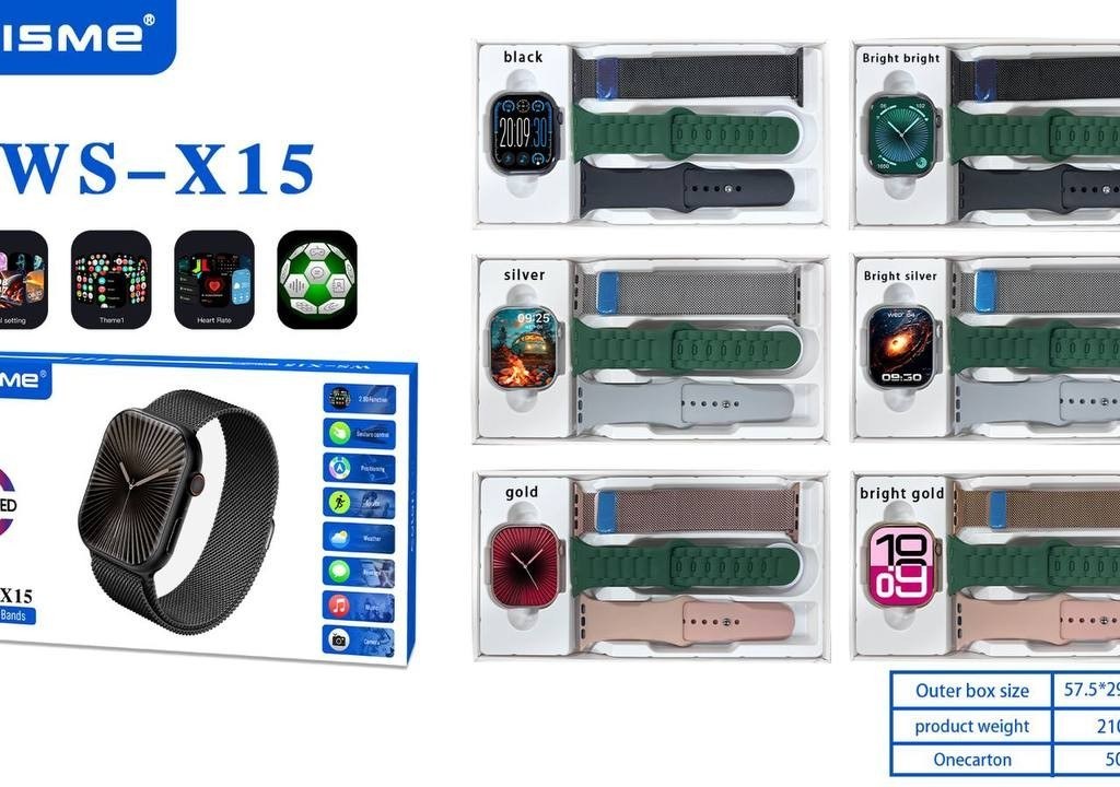 ساعت هوشمند سری 10 طرح اپل واچ ویسمی مدل Wisme WS-X15 smart watch | WISME WS-X15 - بازرگانی ...