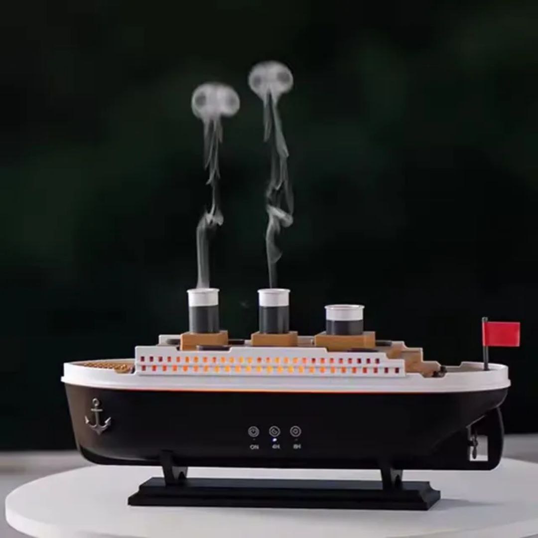 دستگاه بخور سرد طرح کشتی تایتانیک با ریموت کنترل (پک اورجینال)| Titanic ...